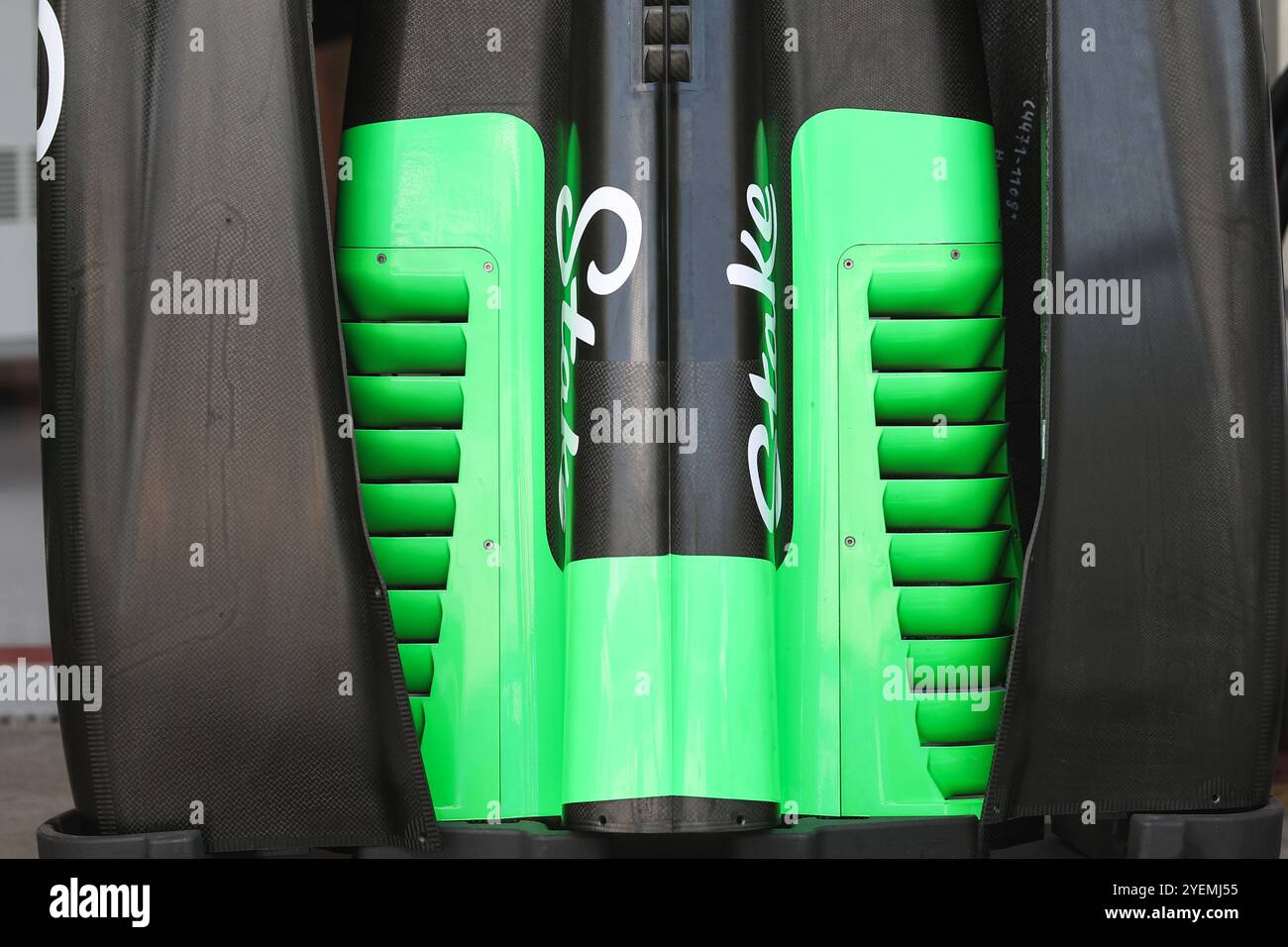 Stake F1 Team Kick Sauber C44, mechanical detail aerodynamism, aerodynamic, aerodynamics during ...