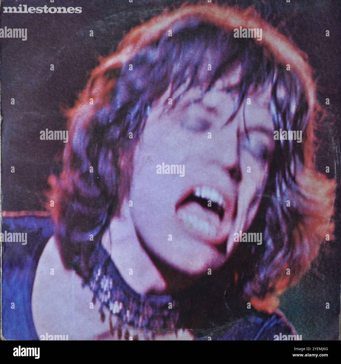 The Rolling Stones - Milestones - Original Vinyl Cover Stock Photo - Alamy
