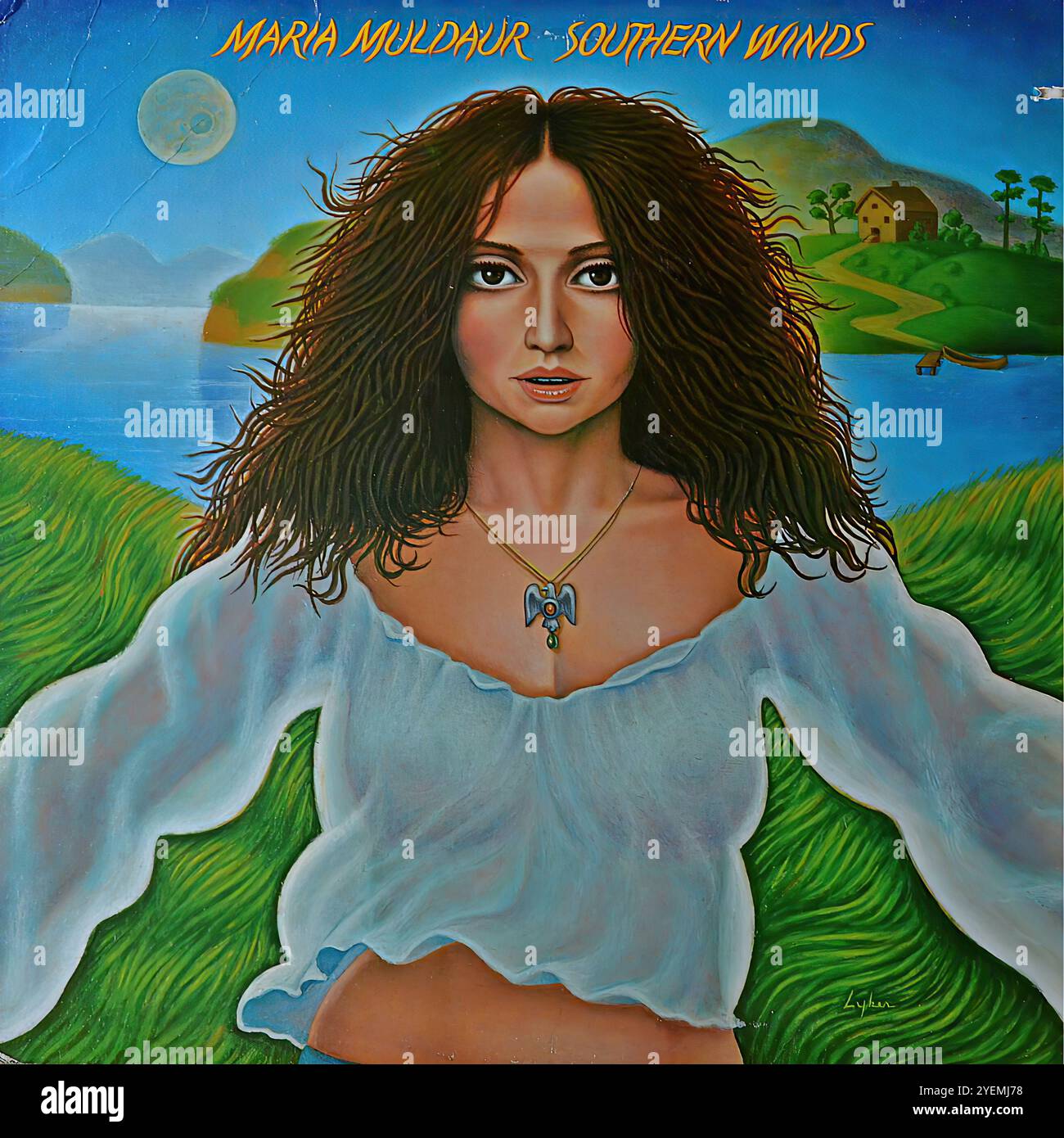 Maria Muldaur - Southern Winds - Original Vinyl Cover Stock Photo - Alamy