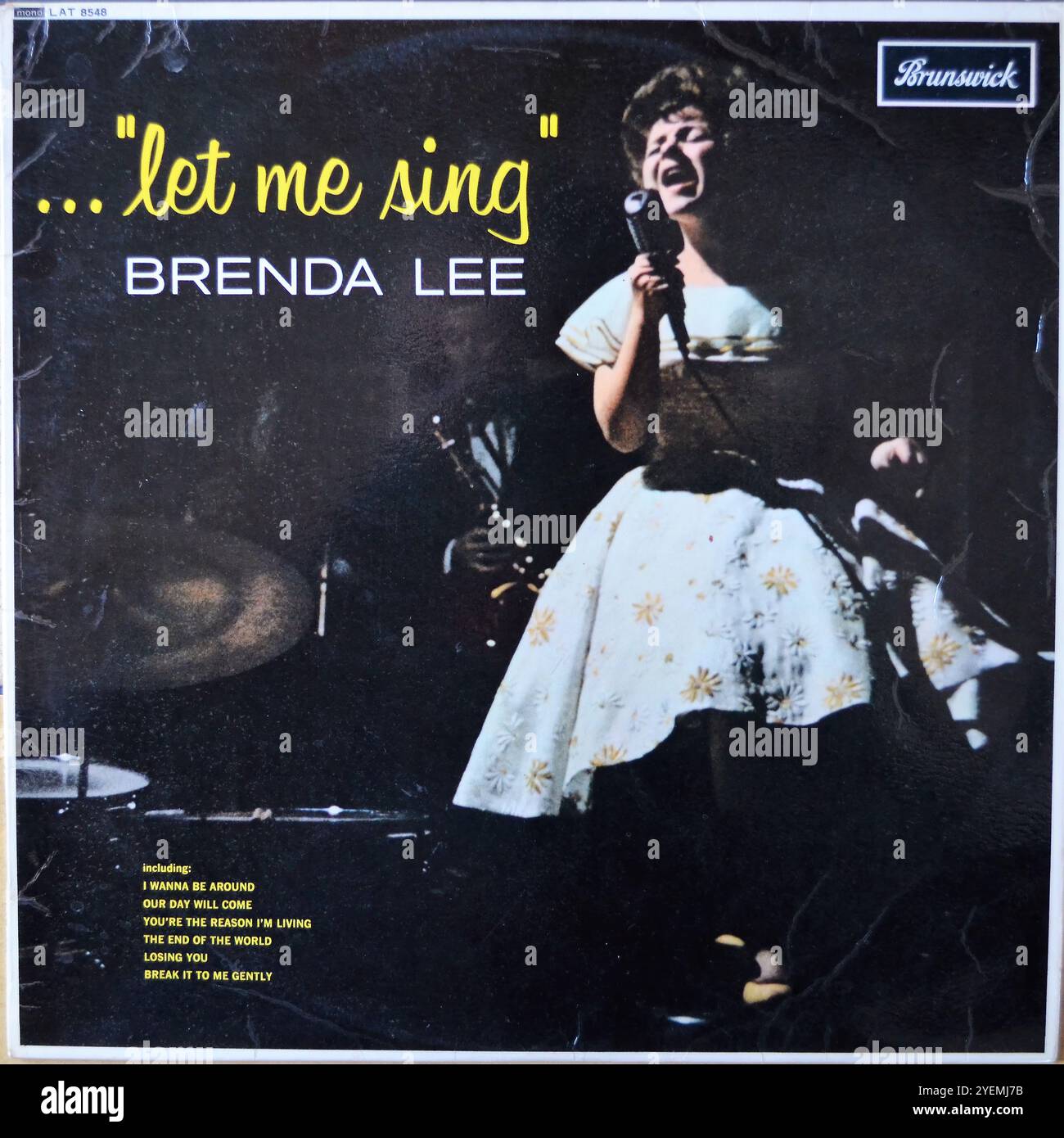 Brenda Lee - ... Let Me Sing - Original Vinyl Cover Stock Photo - Alamy