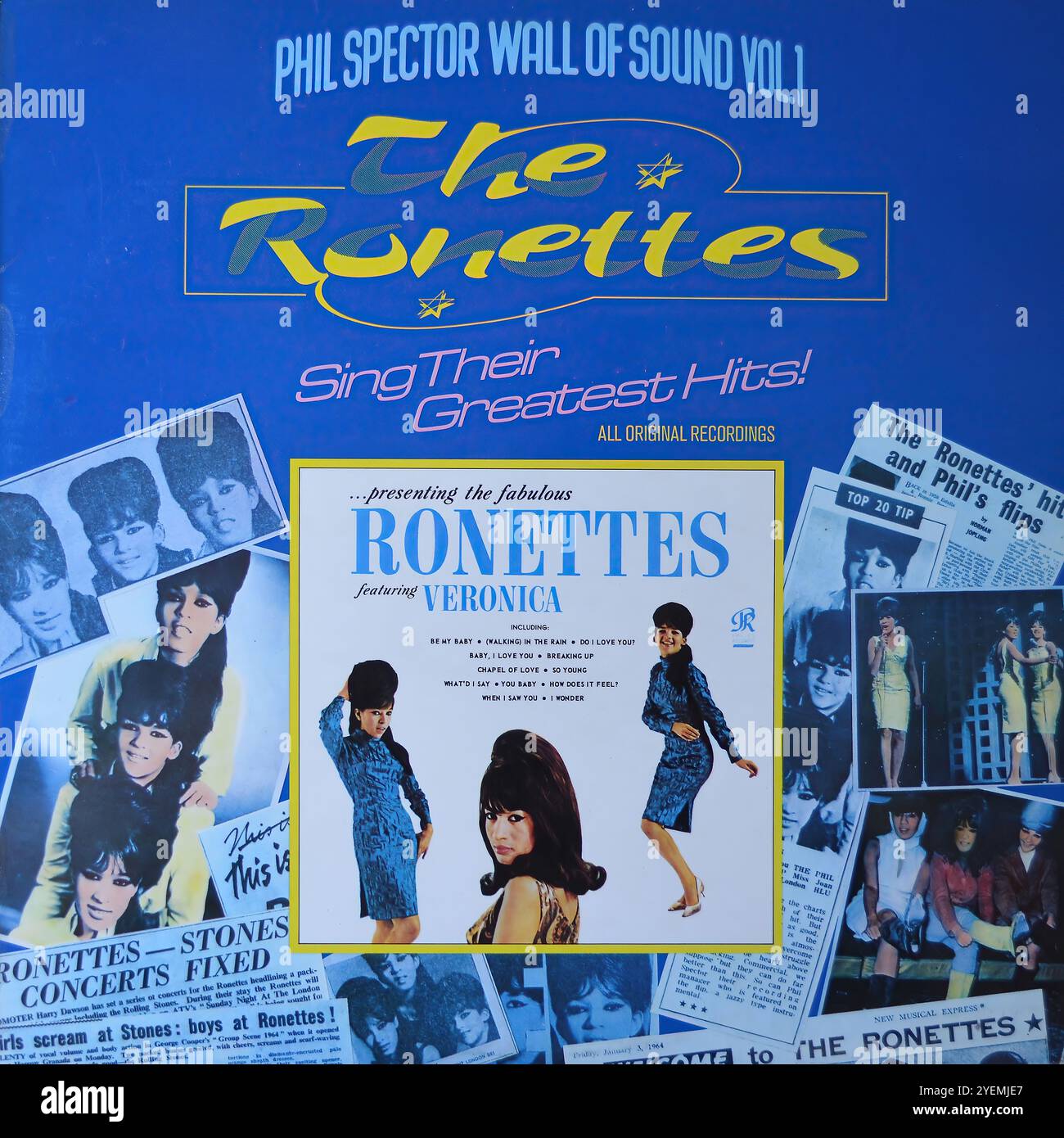 Ronettes vinyl hi-res stock photography and images - Alamy