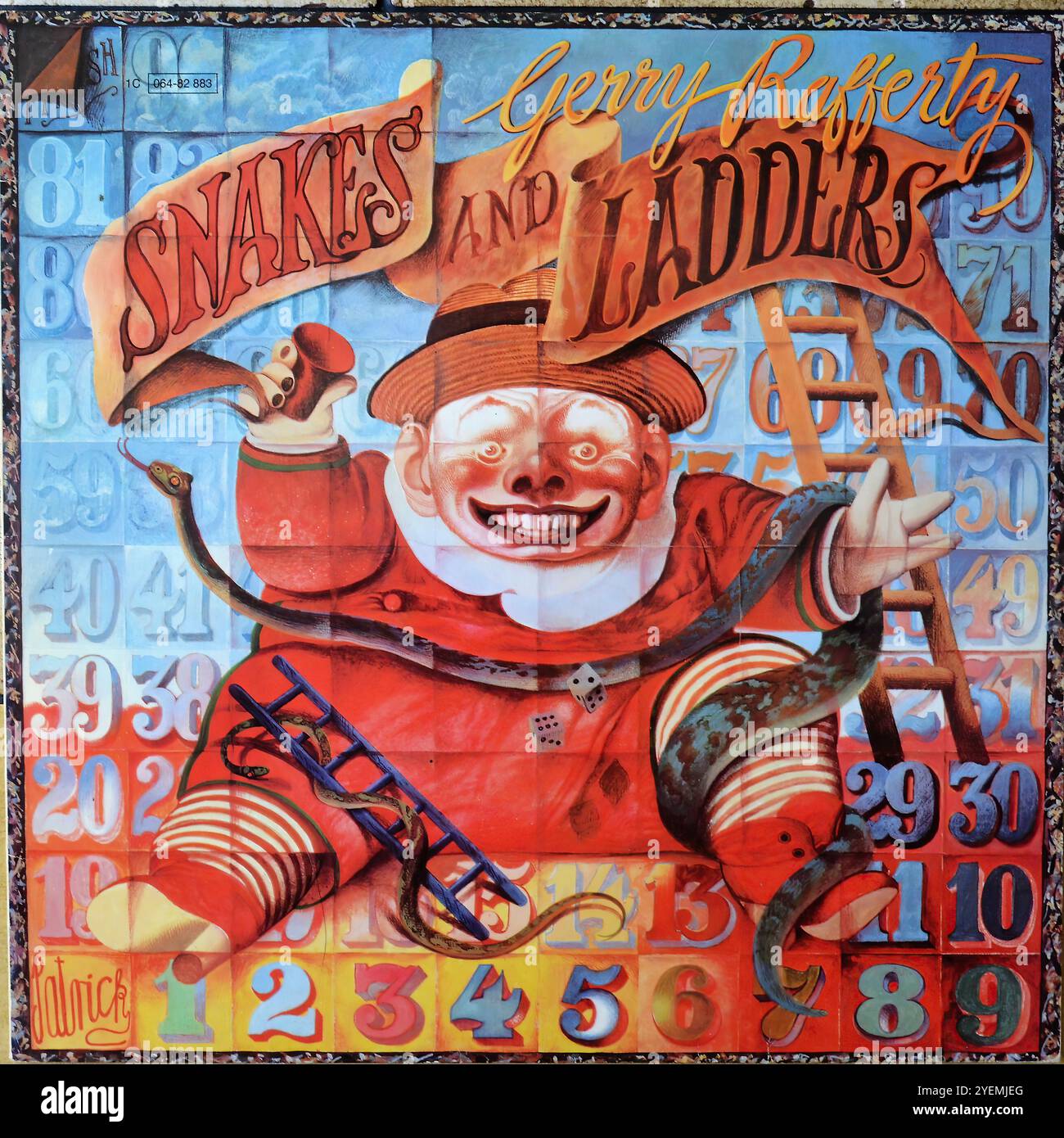 Gerry Rafferty - Snakes And Ladders - Original Vinyl Cover Stock Photo ...