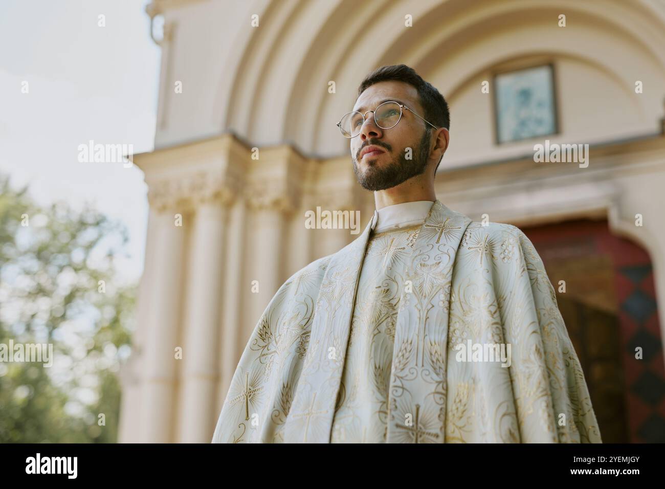 Open air service grace church hi-res stock photography and images - Alamy