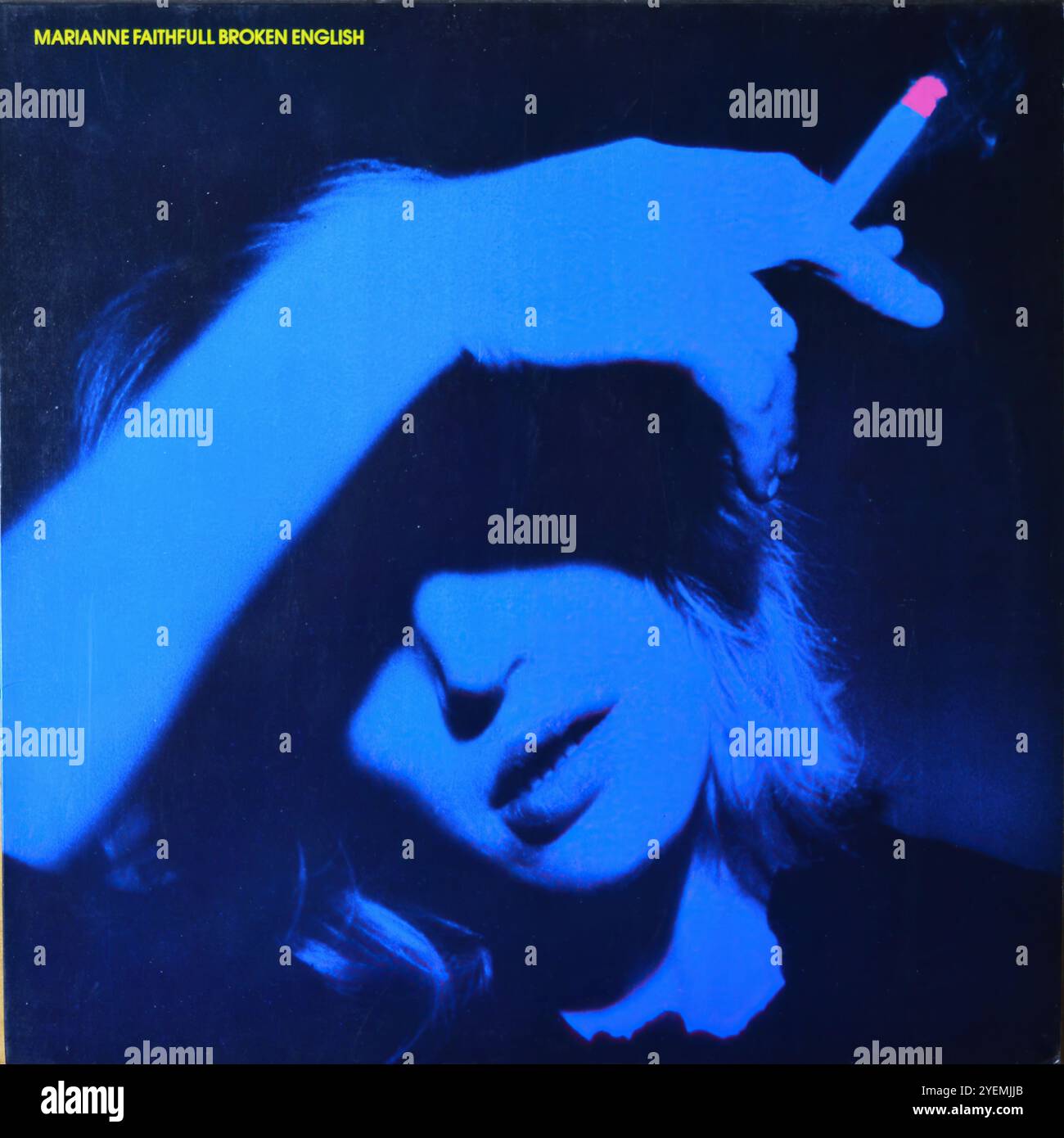 Marianne Faithfull - Broken English - Original Vinyl Cover Stock Photo ...