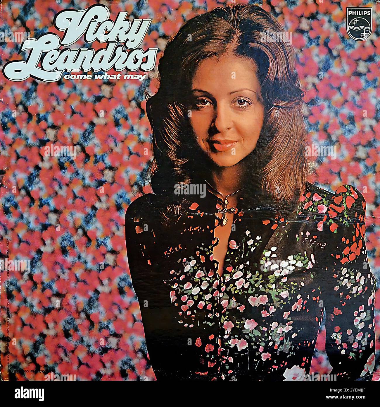 Vicky Leandros - Come What May - Original Vinyl Cover Stock Photo - Alamy