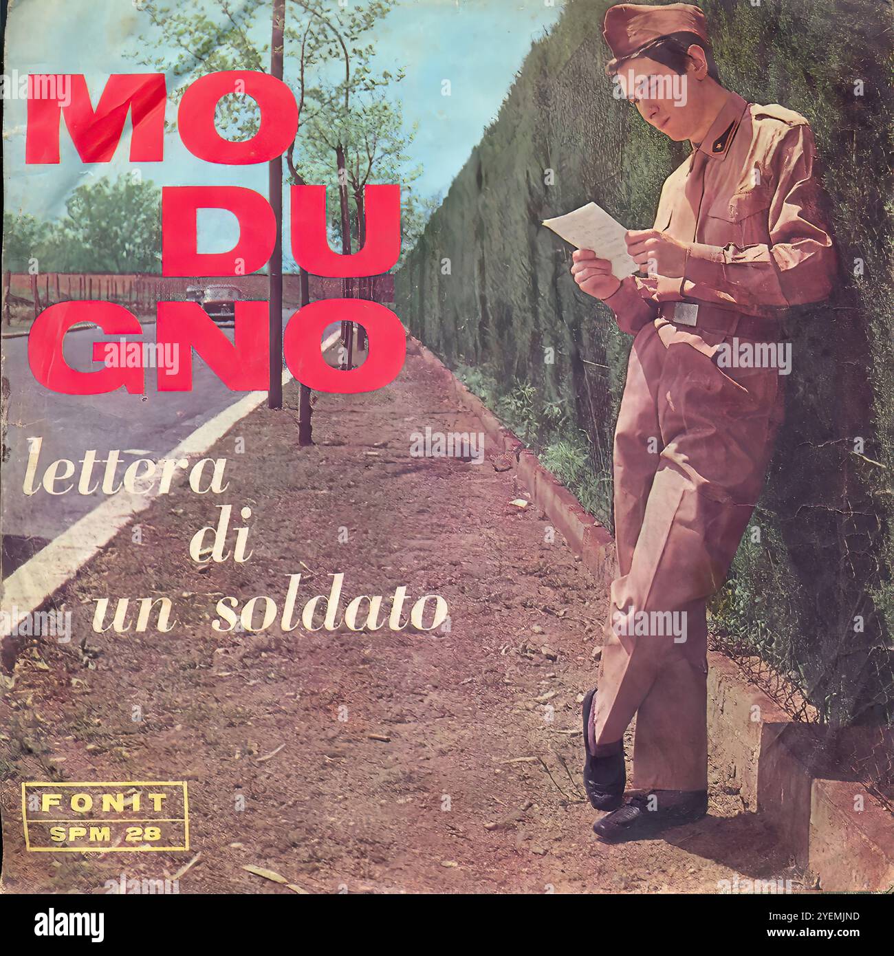 Domenico Modugno - Lettera Di Un Soldato - Original Italian Vinyl Cover ...