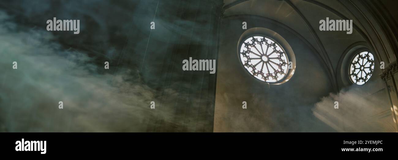 Incense in church light hi-res stock photography and images - Alamy
