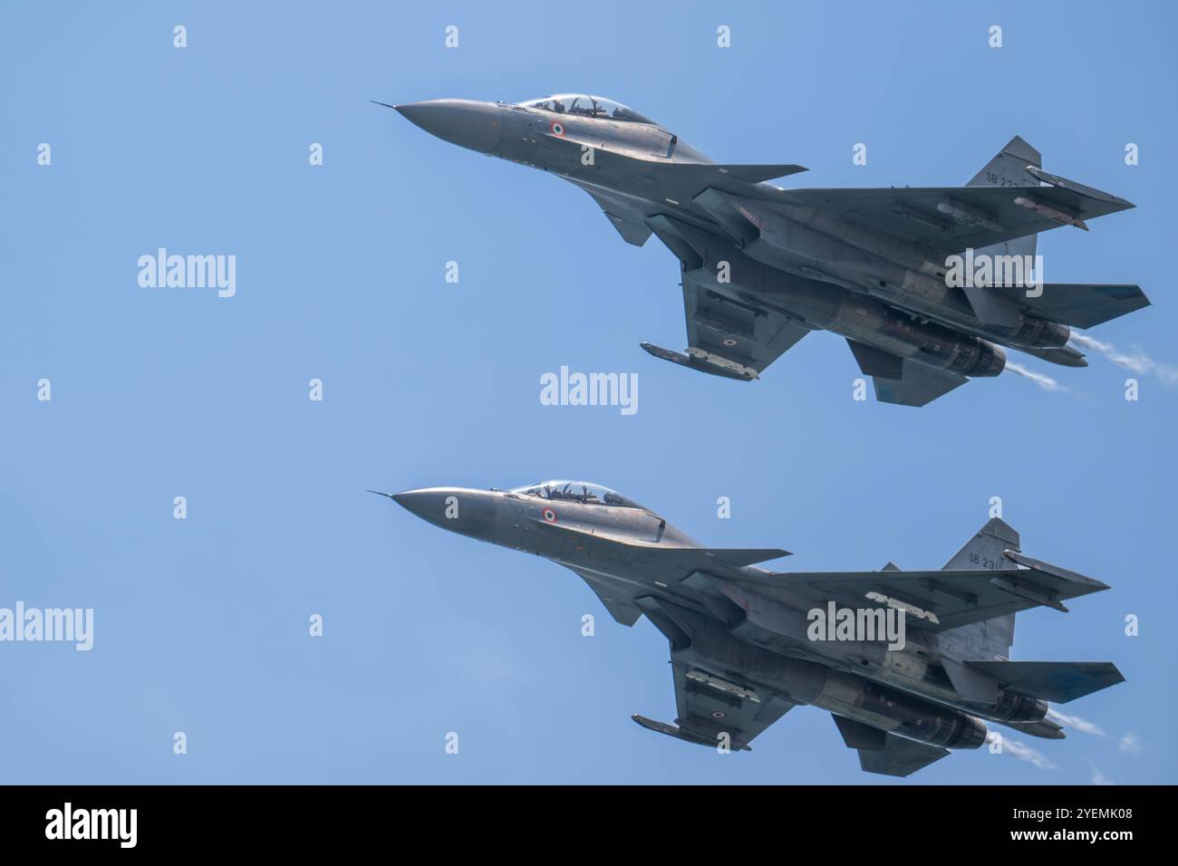Sukhoi Su-30 MKI (NATO reporting name - Flanker H) of the Indian ...