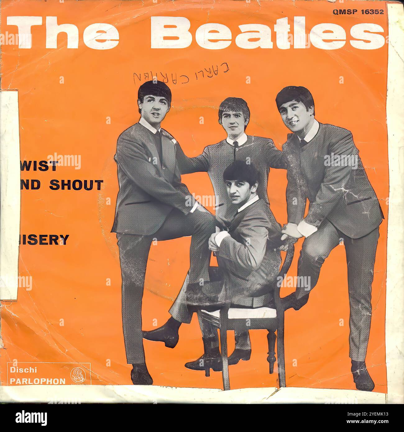 The Beatles - Twist and Shout - Misery - Original Italian Vinyl Cover ...