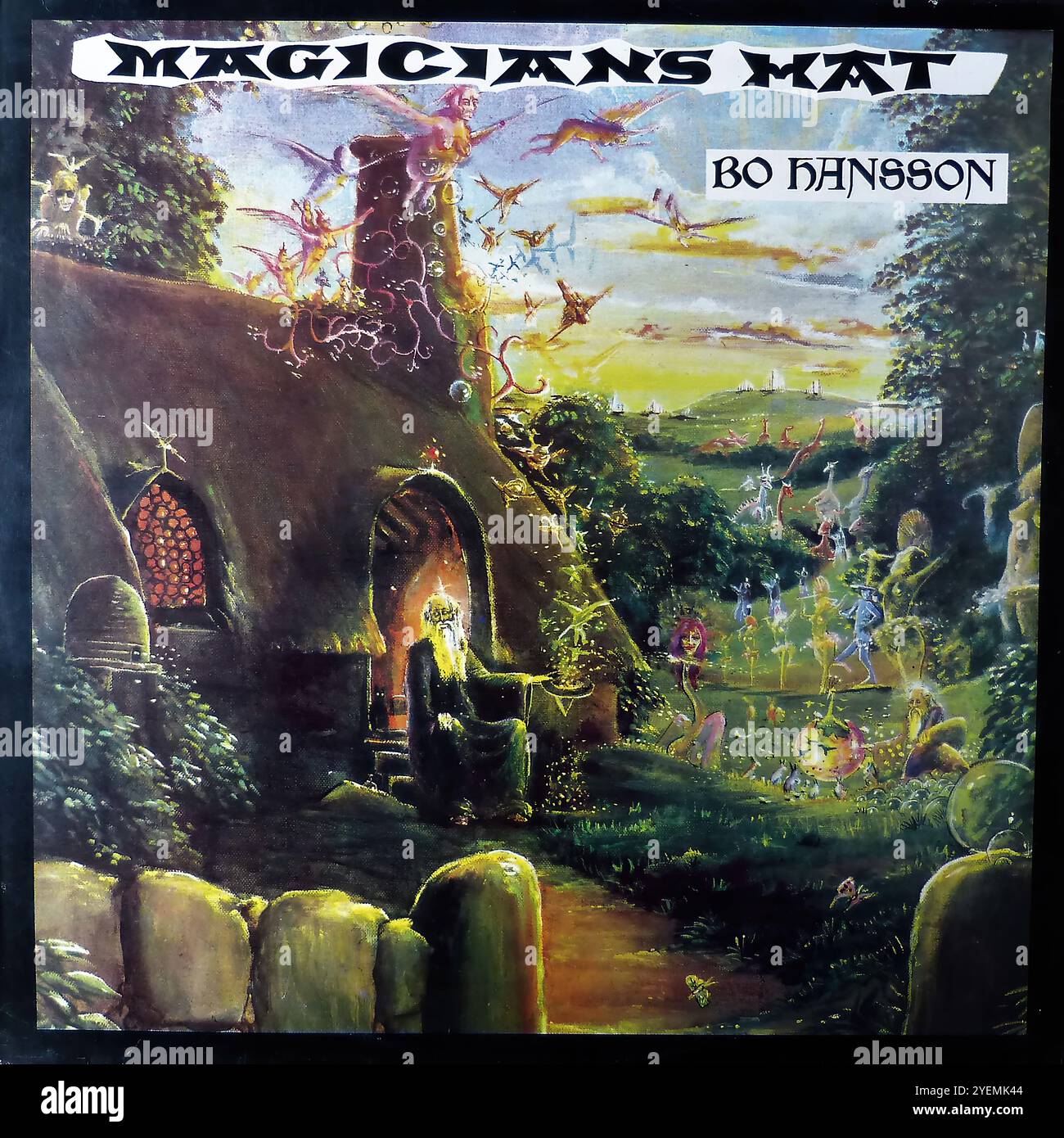 Bo Hansson - Magicians Hat - Original Vinyl Cover Stock Photo - Alamy