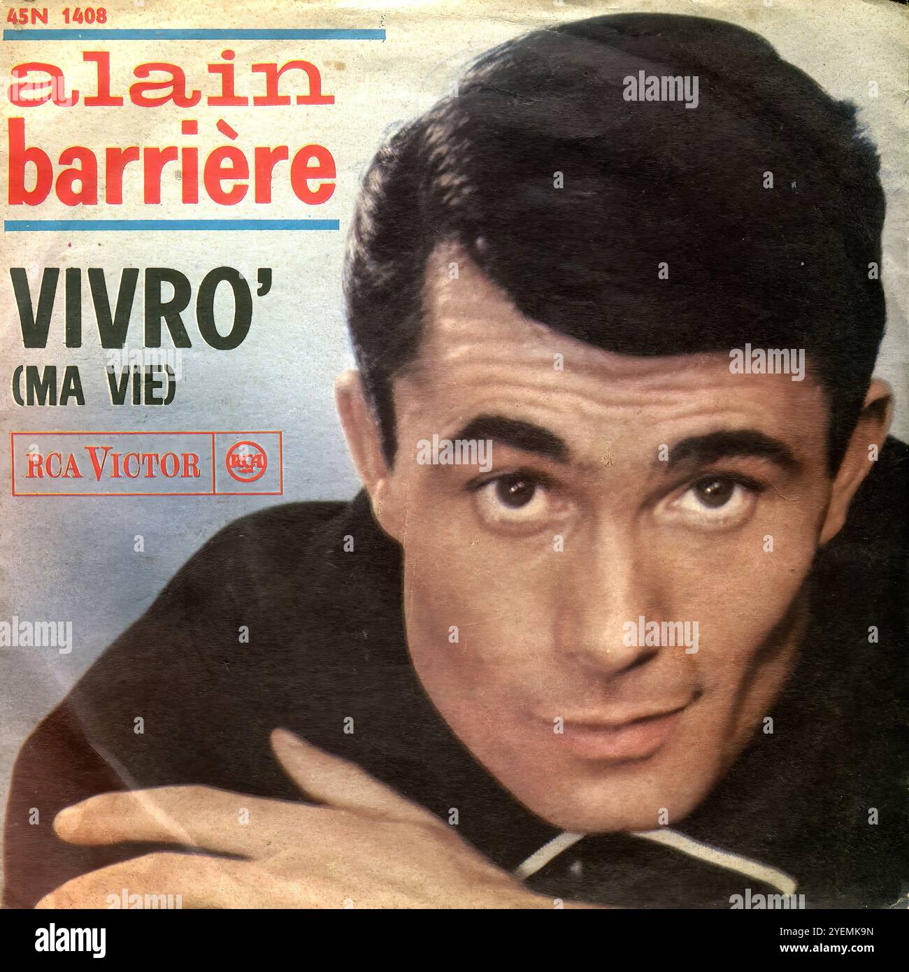 Alain Barriere - VivrÃ² - Ma Vie - Original Italian Vinyl Cover Stock ...