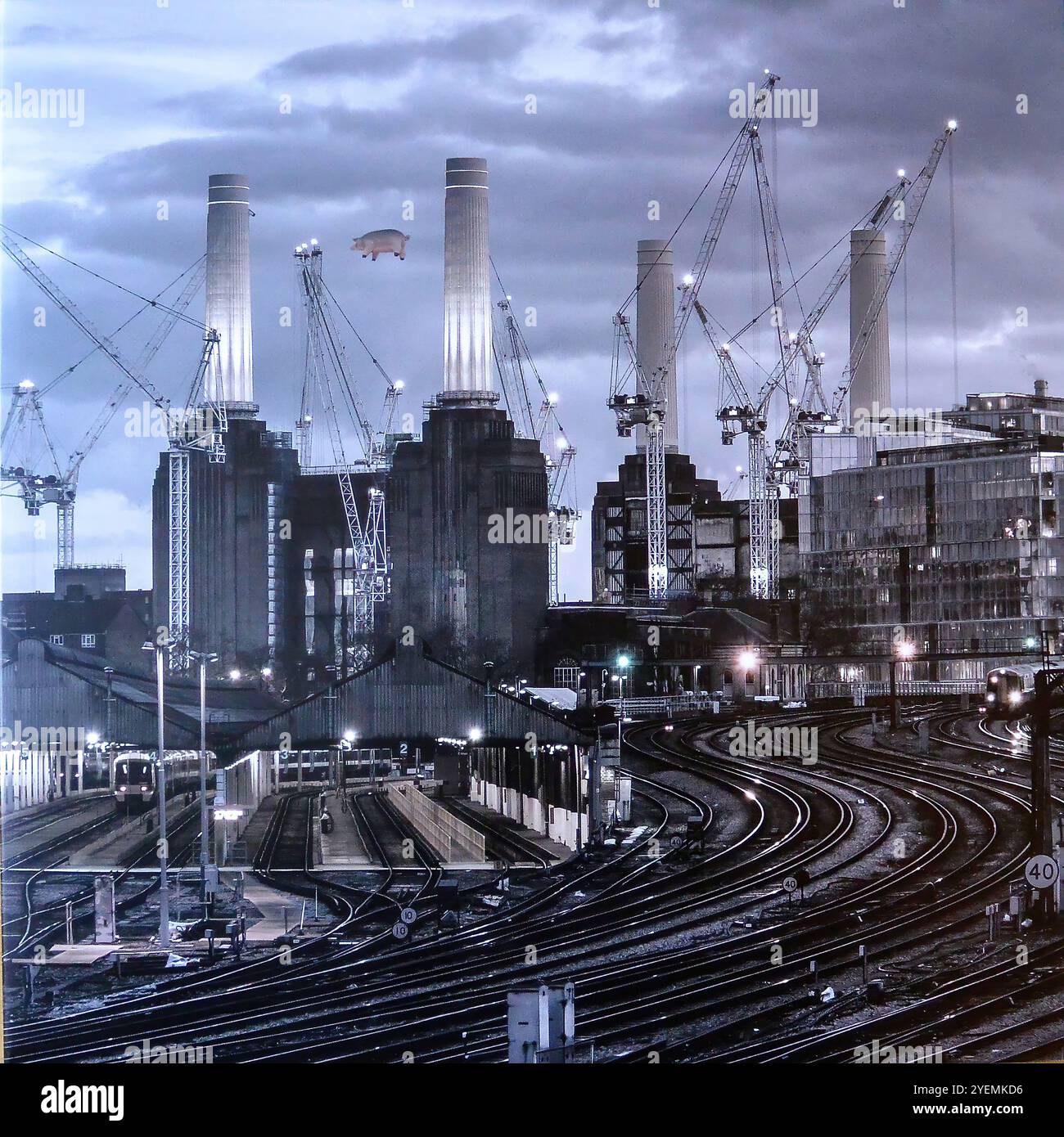 Pink Floyd - Animals 2018 Remix - Original Vinyl Cover Stock Photo - Alamy