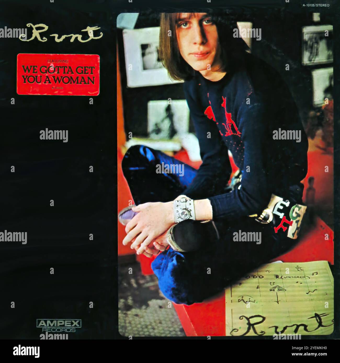 Todd Rundgren Runt - Original Vinyl Cover Stock Photo - Alamy