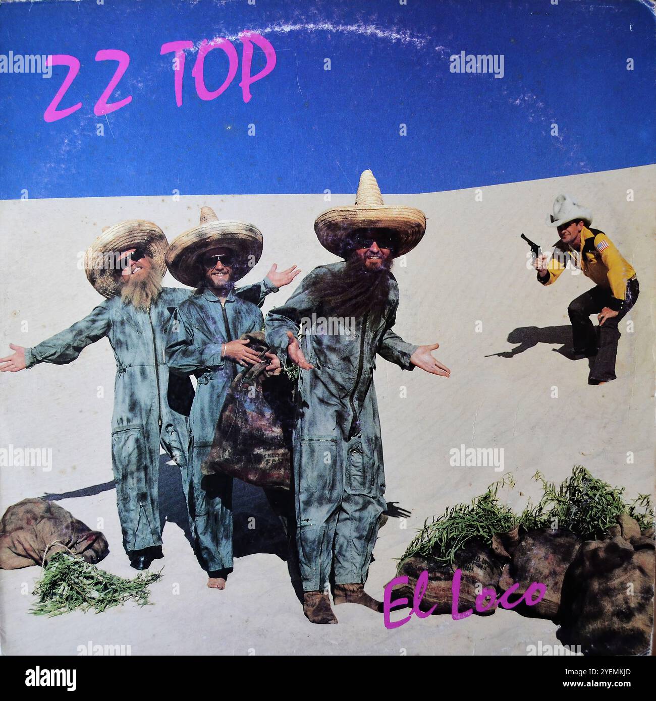 ZZ Top - El Loco - Original Vinyl Cover Stock Photo - Alamy