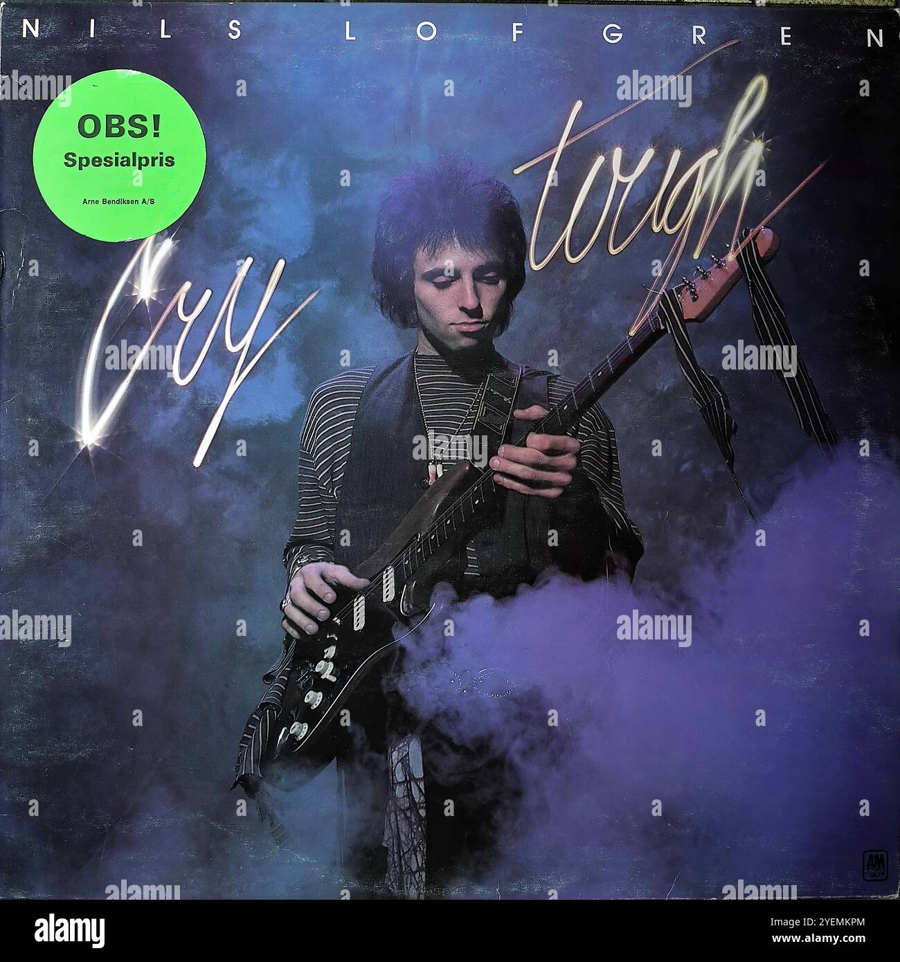 Nils Lofgren - Cry Tough - Original Vinyl Cover Stock Photo - Alamy