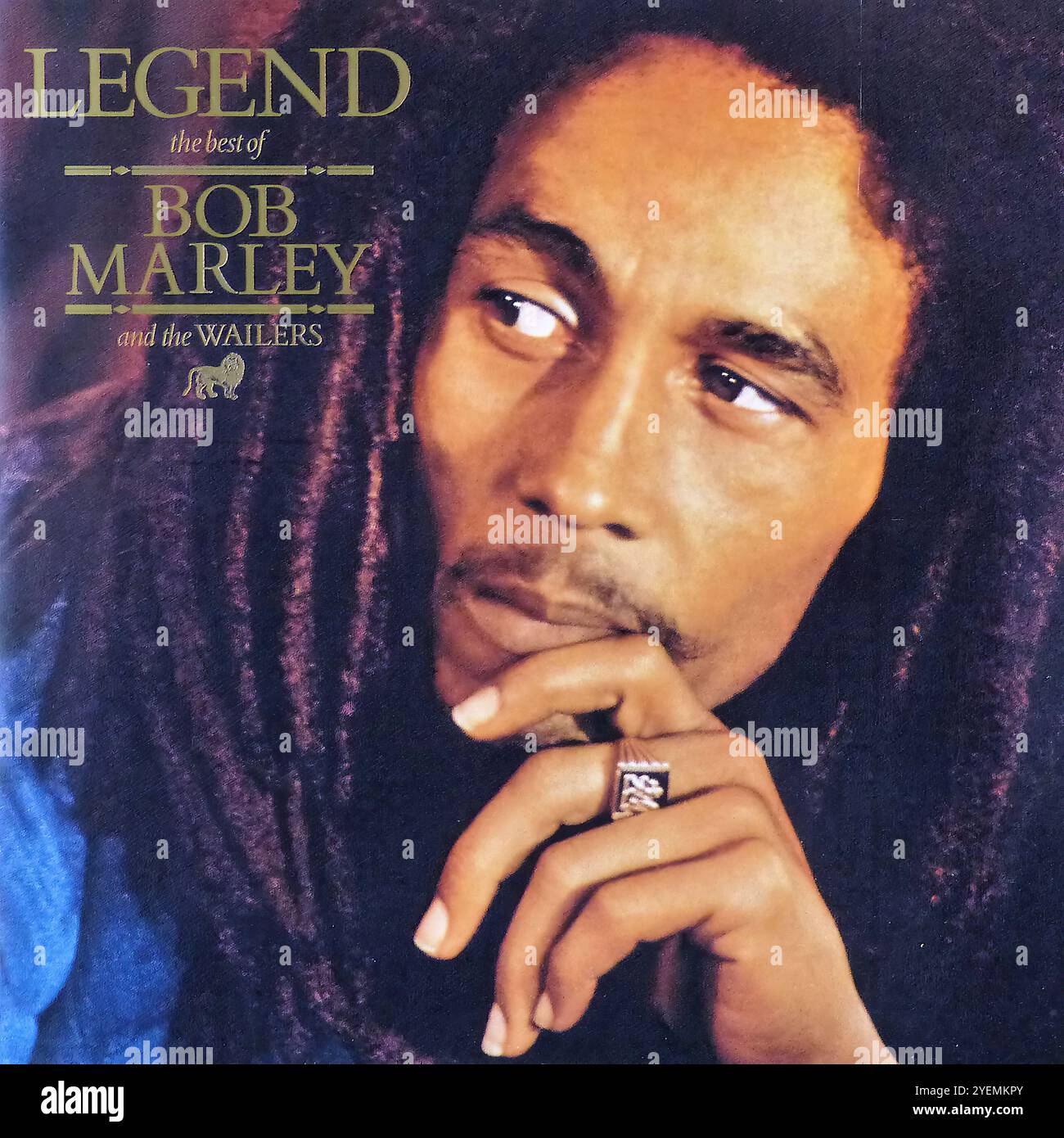 Bob Marley & The Wailers - Legend - Original Vinyl Cover Stock Photo ...