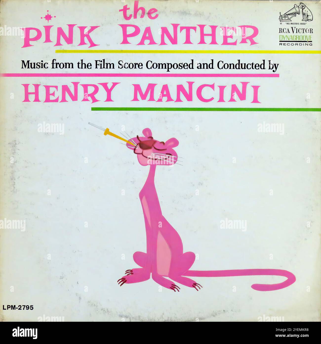 Henry Mancini the Pink Panther - Original Vinyl Cover Stock Photo - Alamy