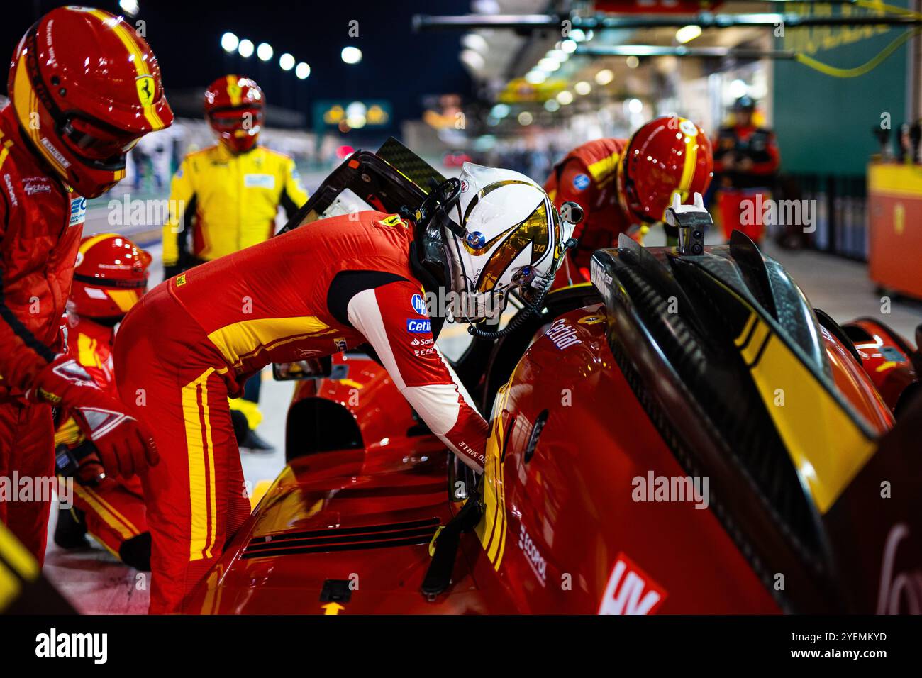 Sakhir, Bahrain, 31/10/2024, CALADO James (gbr), Ferrari AF Corse ...