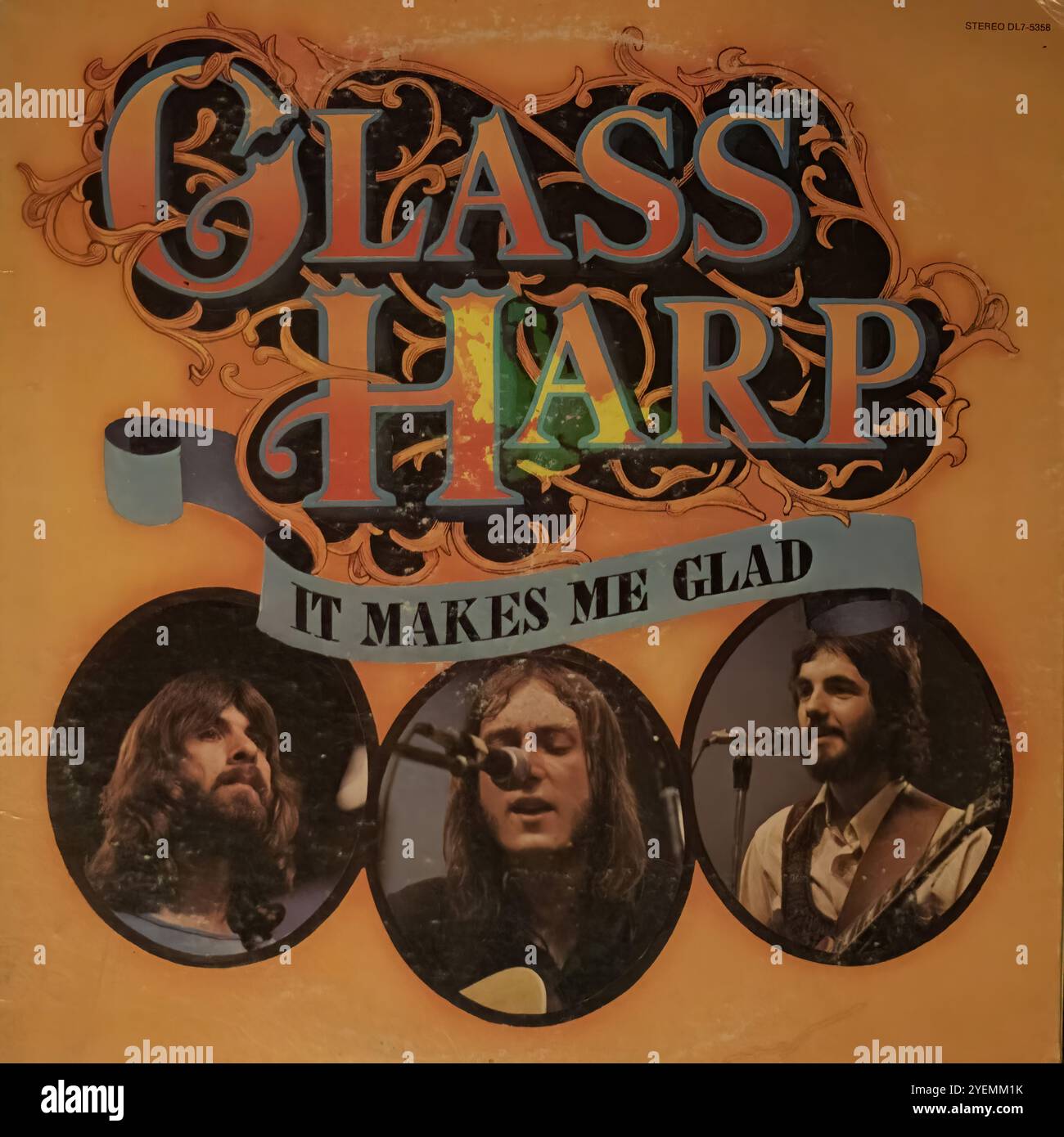 Glass Harp It Makes Me Glad - Original Vinyl Cover Stock Photo - Alamy