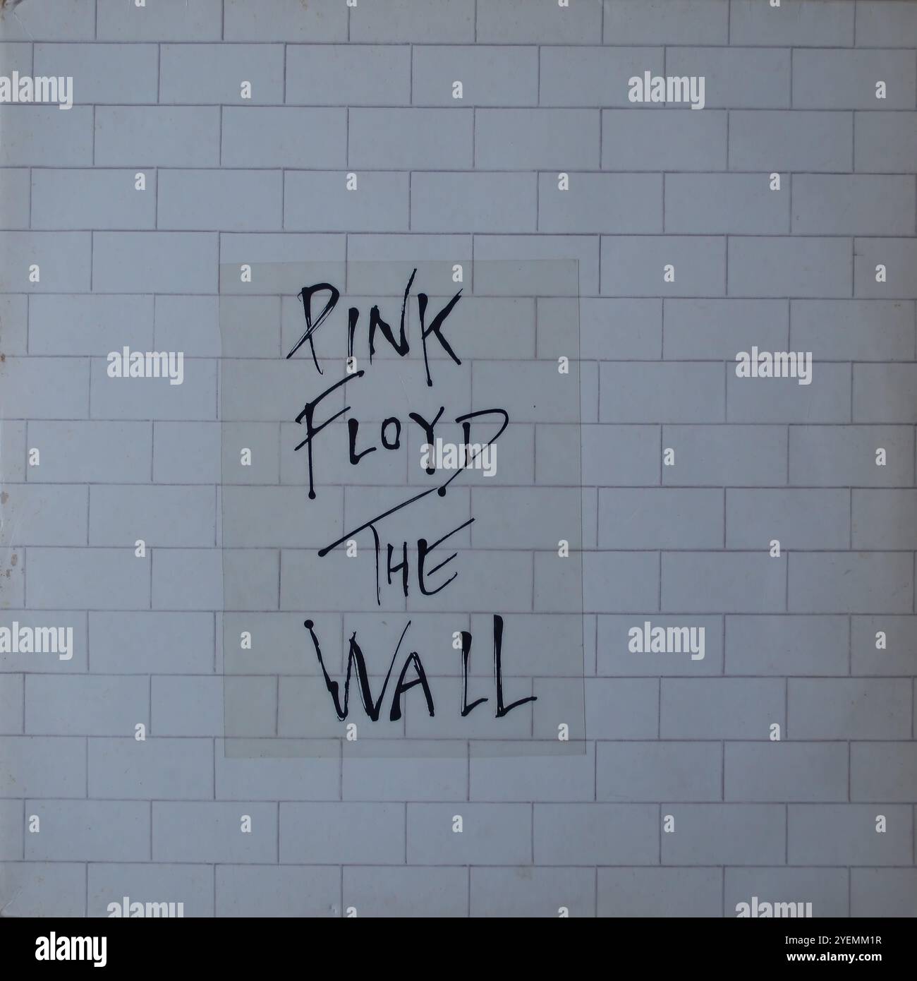 Pink Floyd - The Wall - Original Vinyl Cover Stock Photo - Alamy