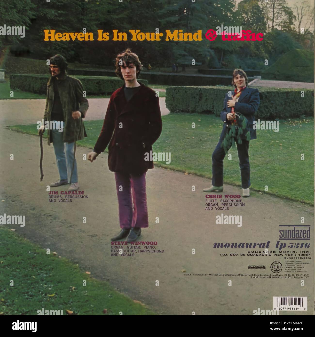 Traffic Heaven Is in Your Mind Record Sundazed- Original Vinyl Cover ...