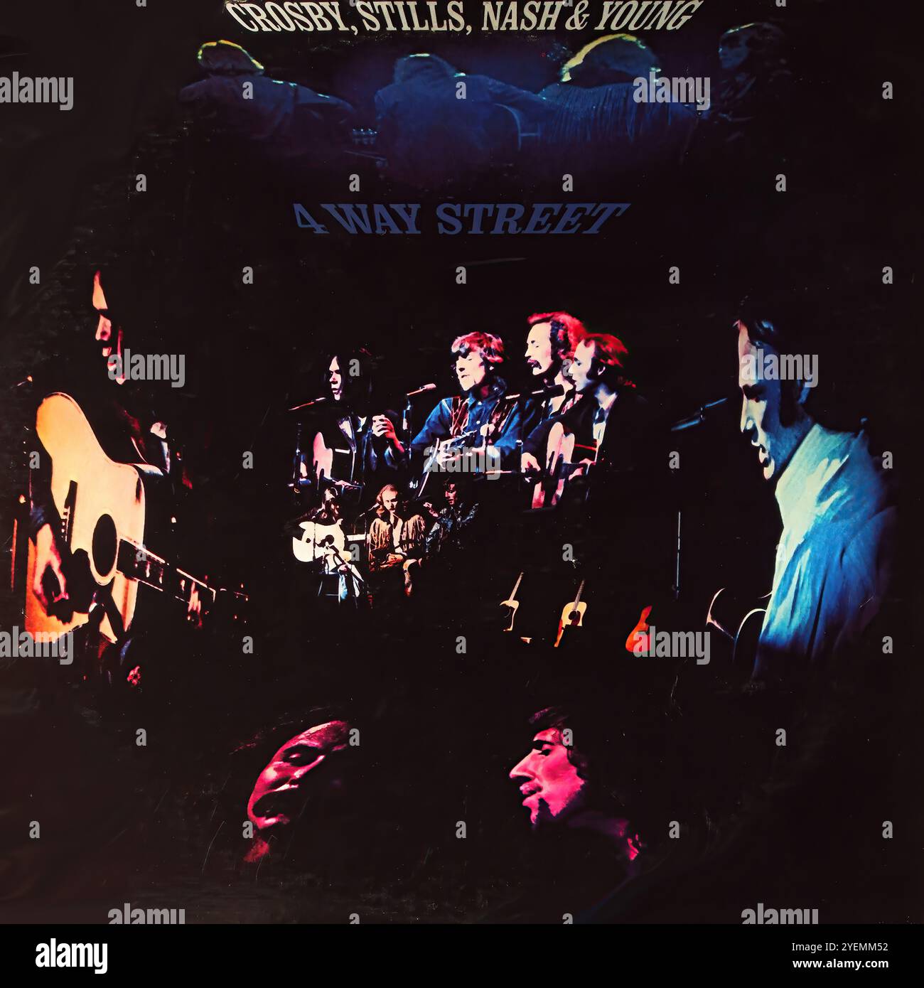 Csny 4 Way Street - Original Vinyl Cover Stock Photo - Alamy