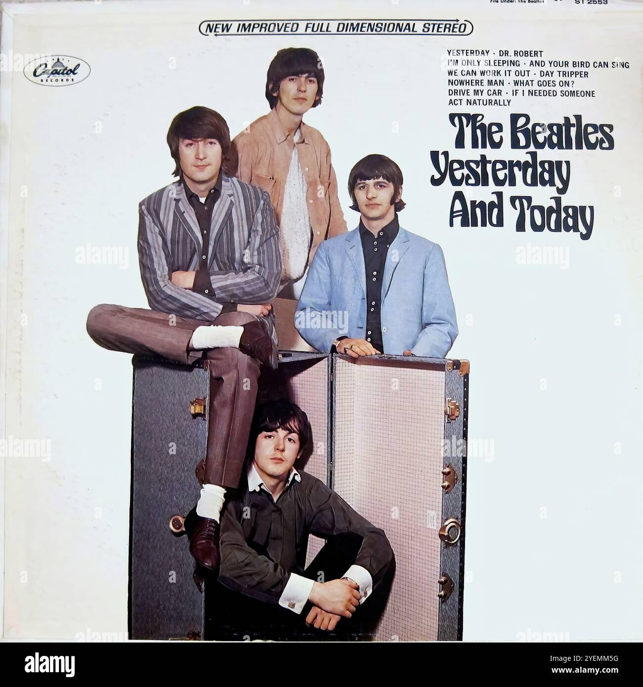 The Beatles Yesterday and Today Released - Original Vinyl Cover Stock ...