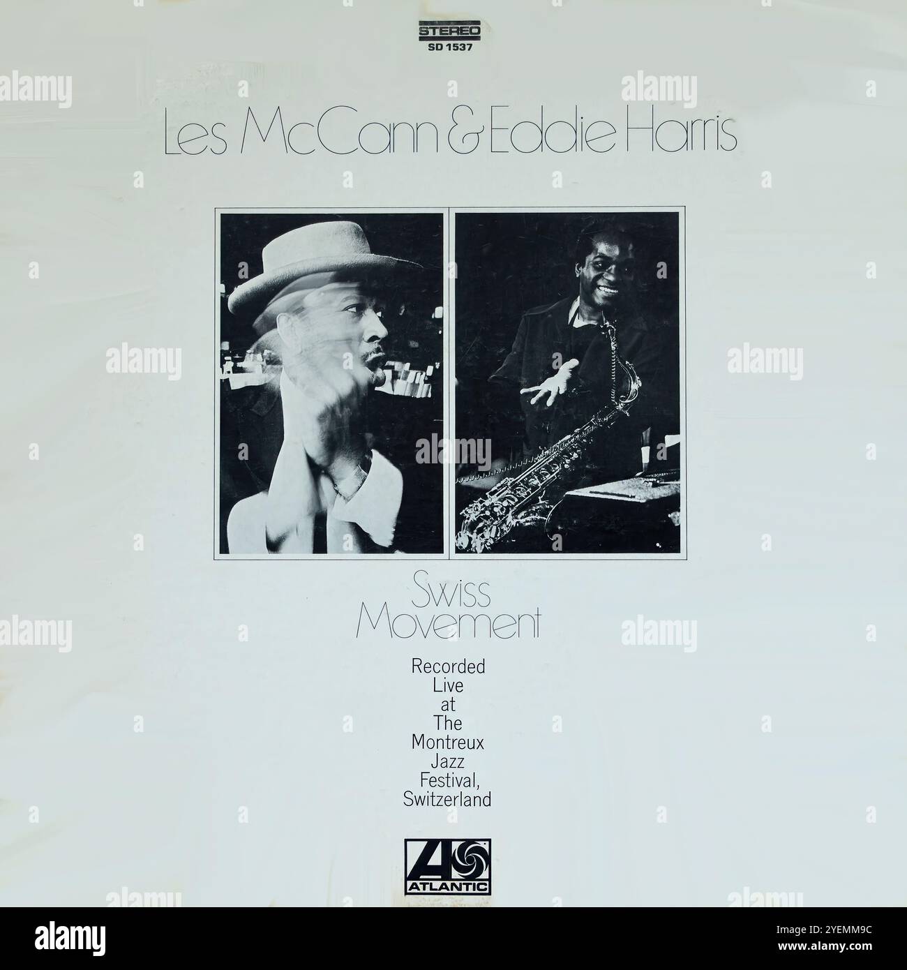 Les Mccann and Eddie Harris Swiss Movement - Original Vinyl Cover Stock ...
