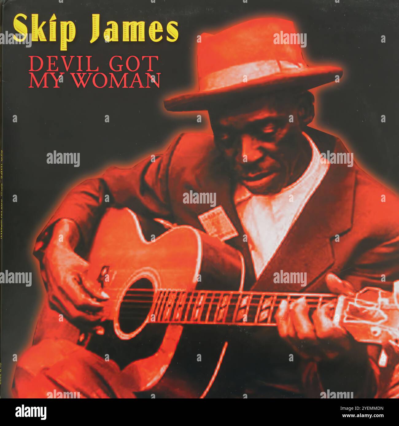 Skip James Devil Got My Woman Album - Original Vinyl Cover Stock Photo ...