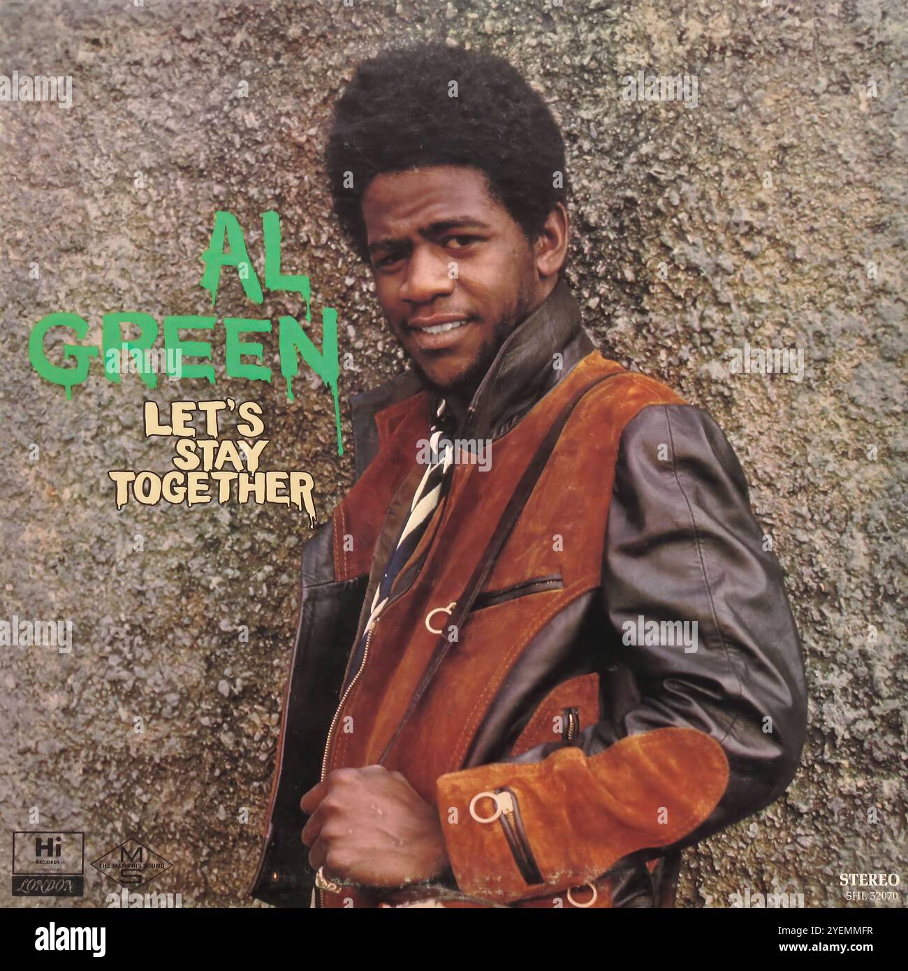 Al Green Let`S Stay Together - Original Vinyl Cover Stock Photo - Alamy