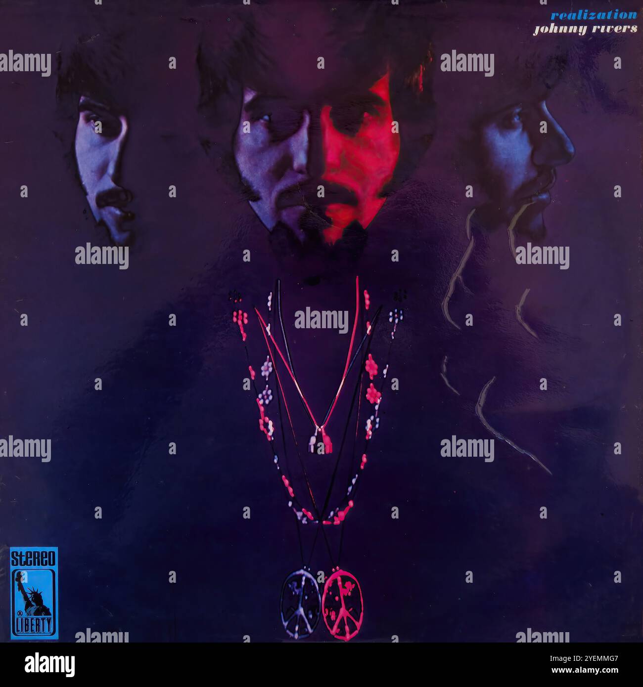 Johnny Rivers Realization - Original Vinyl Cover Stock Photo - Alamy
