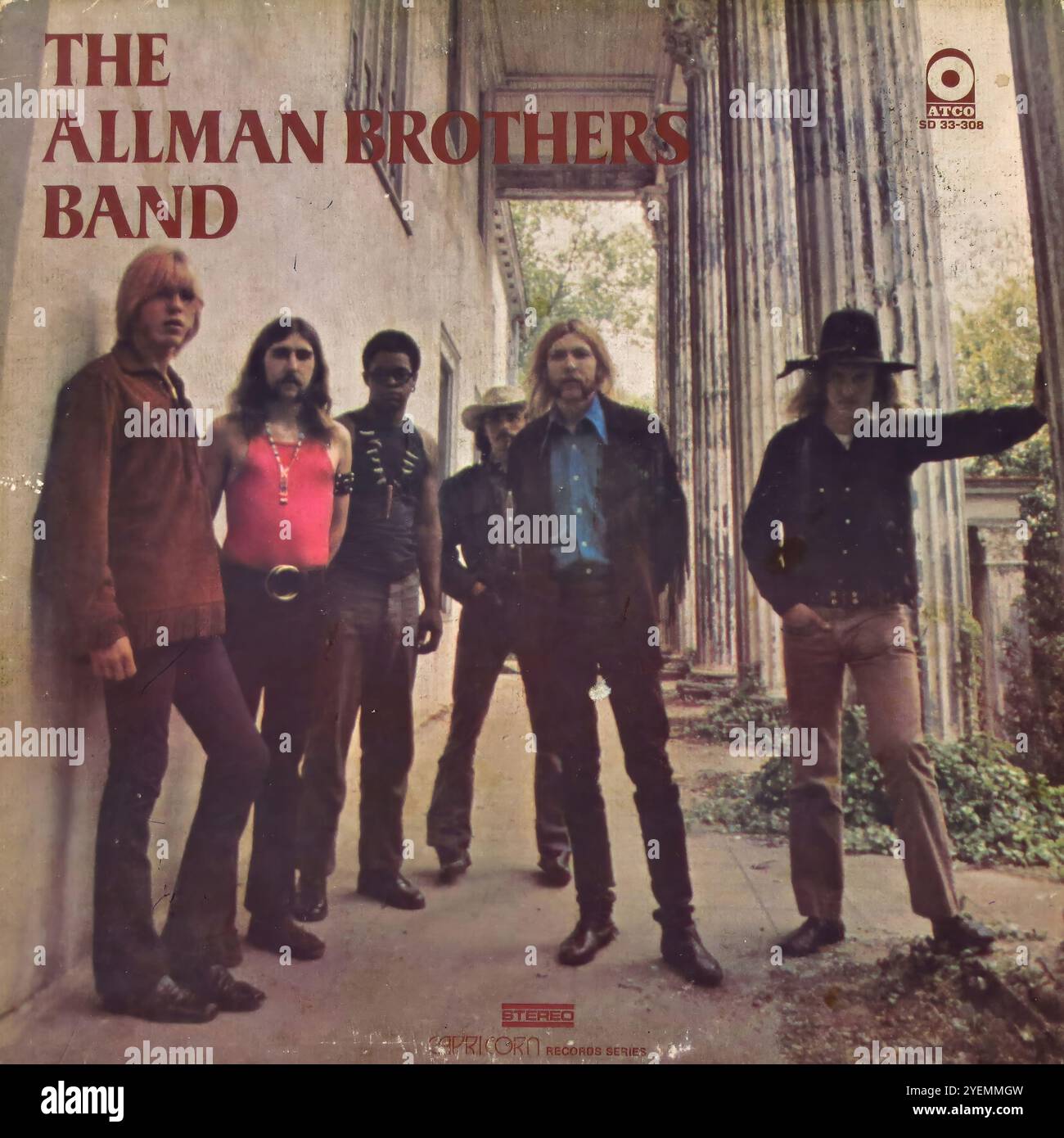 The Allman Brothers Band 1st Album - Original Vinyl Cover Stock Photo ...