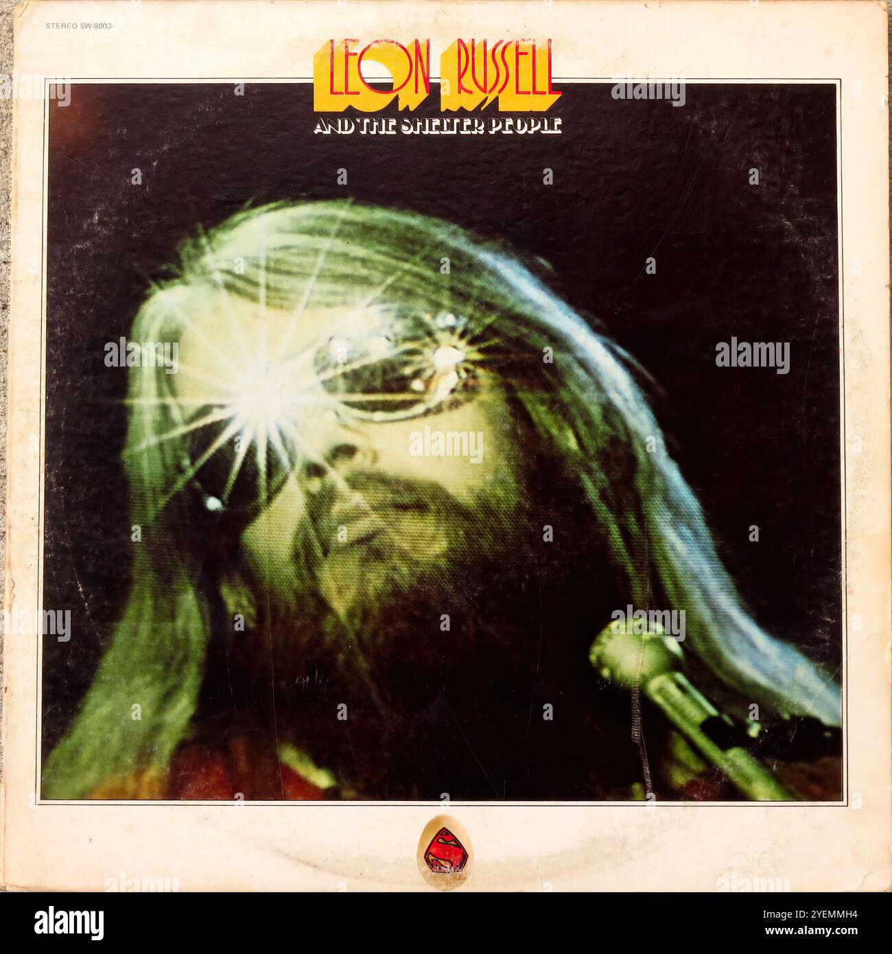 Leon Russell and the Shelter People - Original Vinyl Cover Stock Photo ...