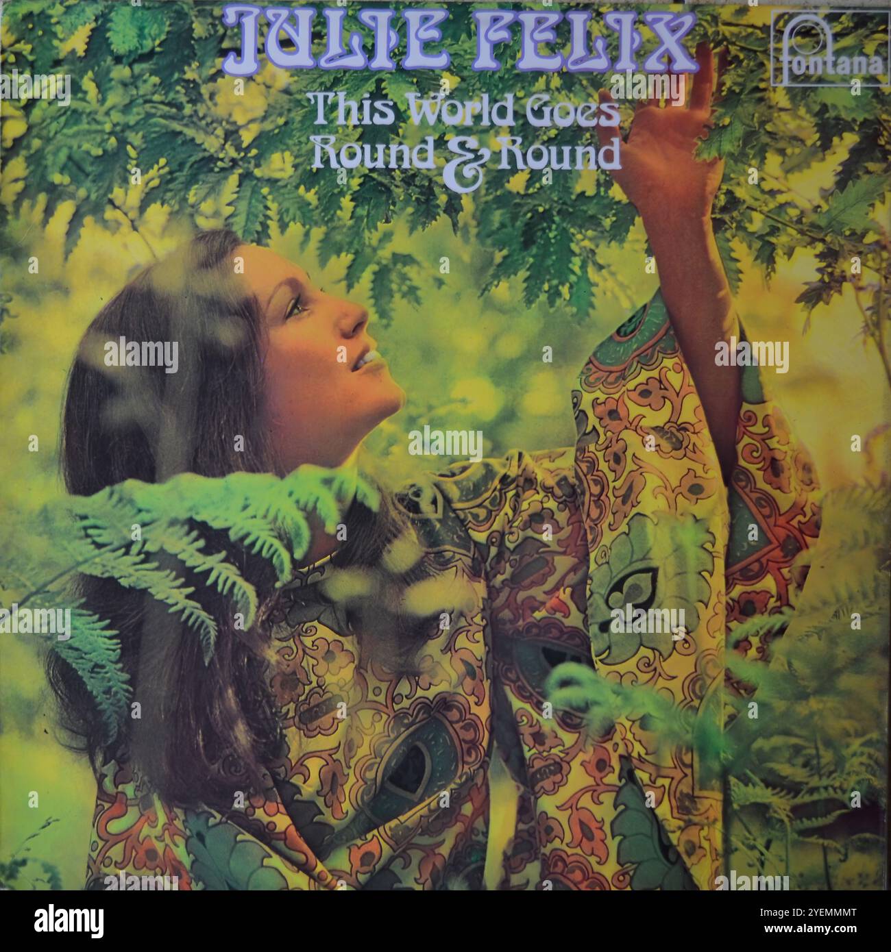 Julie Felix - This World Goes Round & Round - Original Vinyl Cover ...