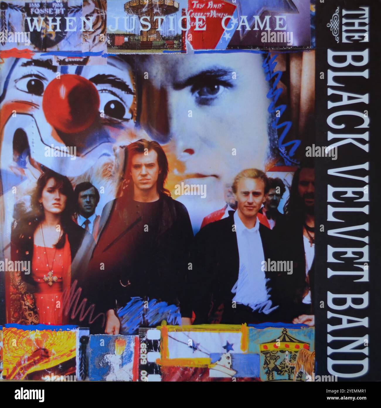 The Black Velvet Band - When Justice Came - Original Vinyl Cover Stock ...