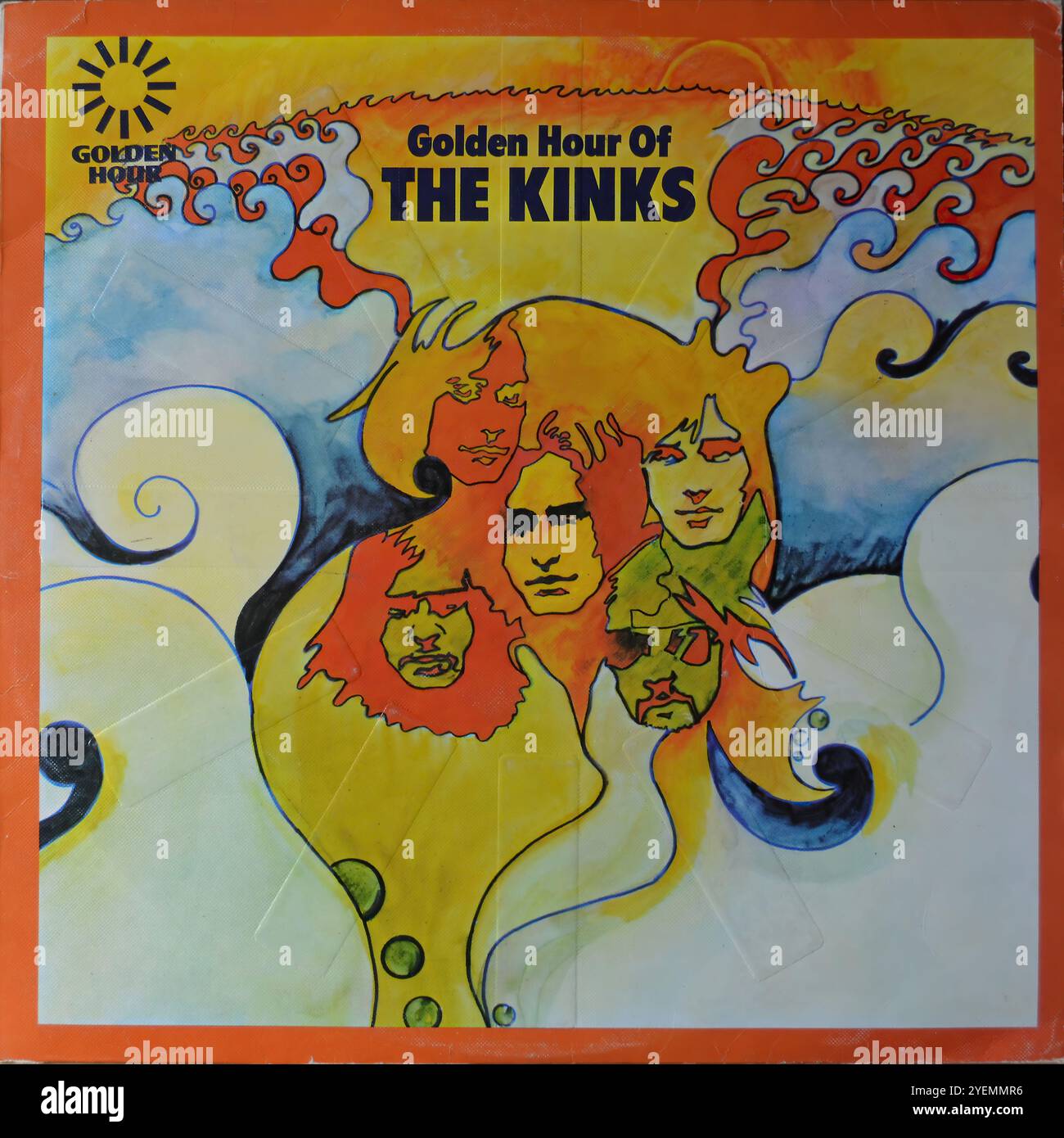 The Kinks - Golden Hour Of The Kinks - Original Vinyl Cover Stock Photo - Alamy