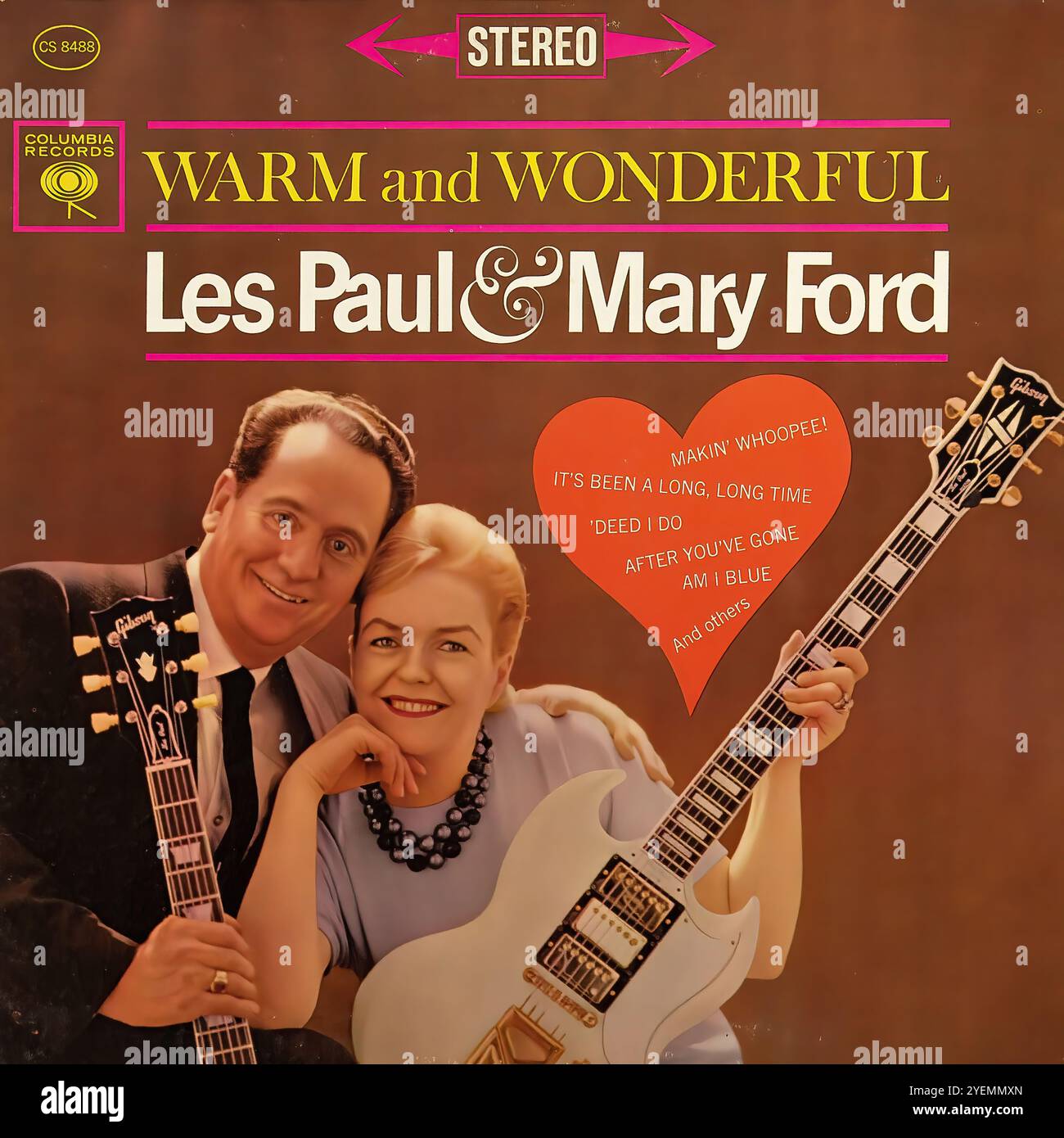 Les Paul & Mary Ford - Original Vinyl Cover Stock Photo - Alamy