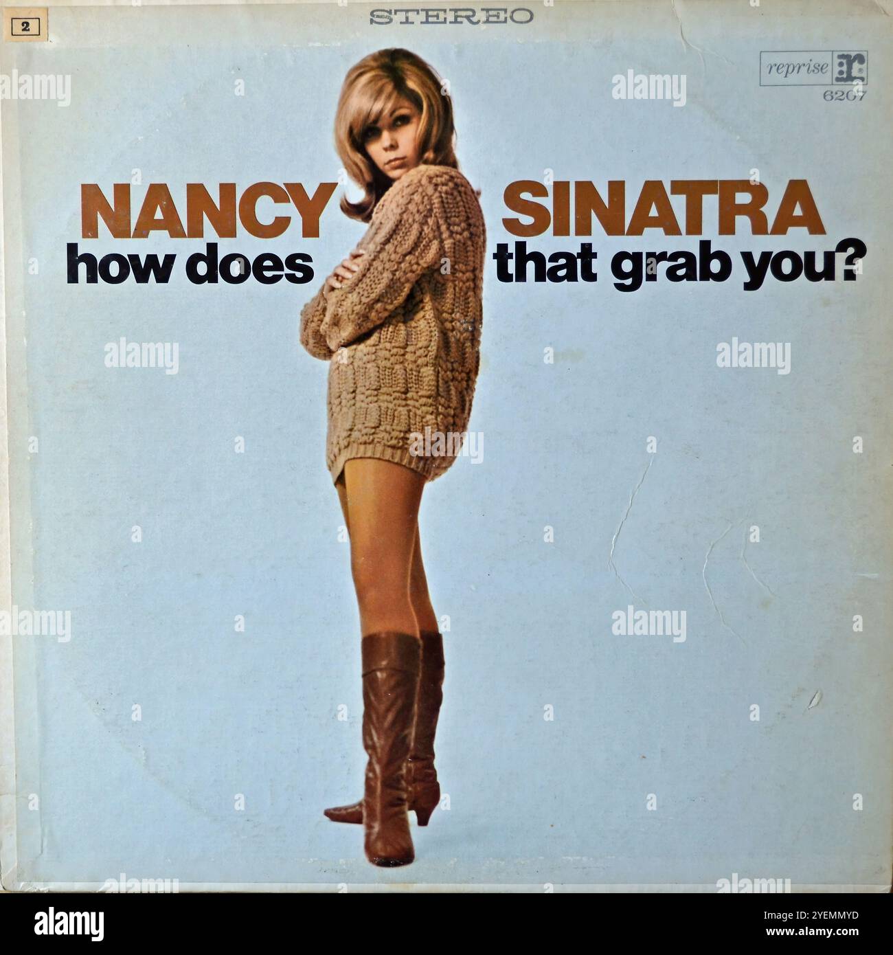 Nancy Sinatra - How Does That Grab You - Original Vinyl Cover Stock Photo - Alamy