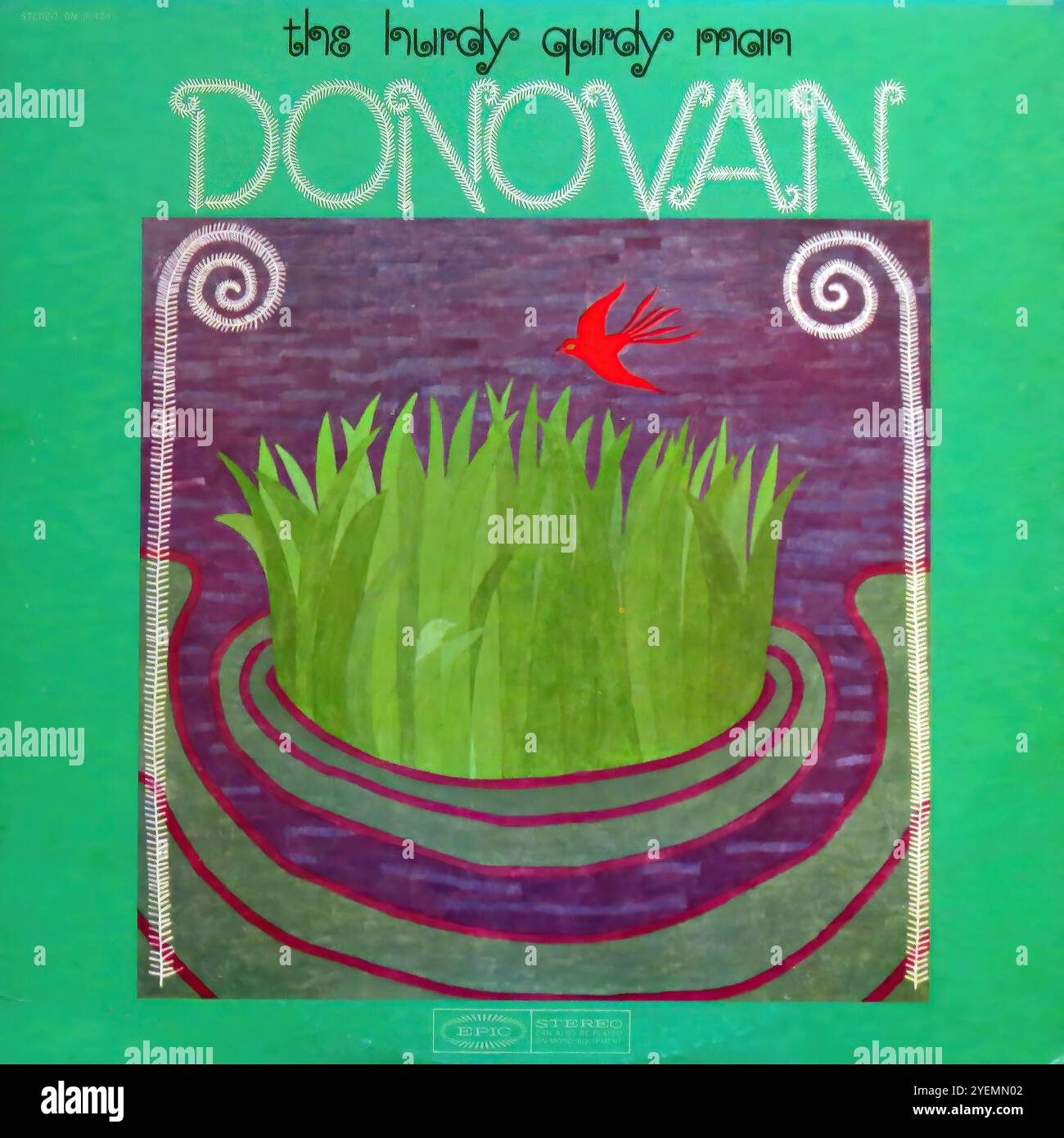 Donovan Hurdy Gurdy Man - Original Vinyl Cover Stock Photo - Alamy