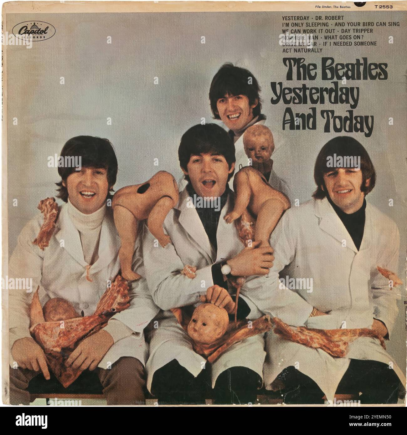 The Beatles Yesterday and Today Butcher - Original Vinyl Cover Stock ...