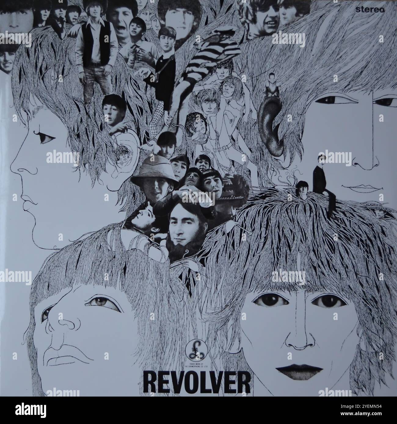 The Beatles - Revolver - Original Vinyl Cover Stock Photo - Alamy