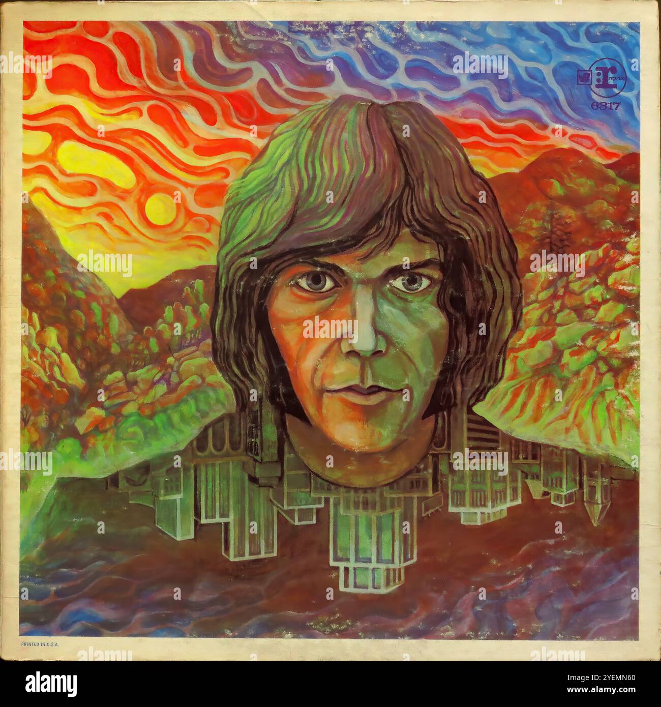 Neil Young First Album - Original Vinyl Cover Stock Photo - Alamy