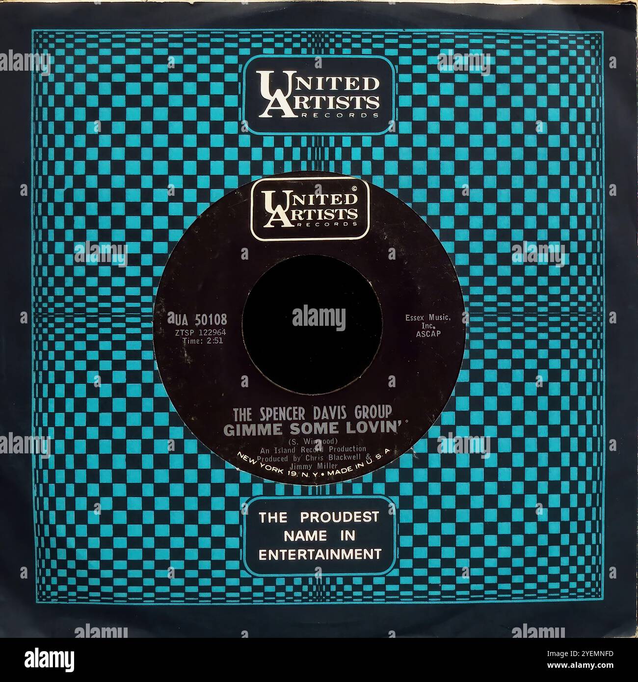 Spencer Davis Group Gimme Some Lovin` 45- Original Vinyl Cover Stock ...