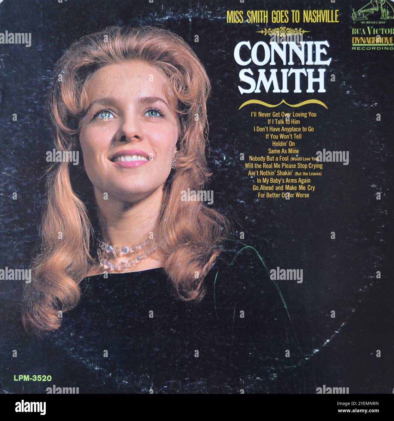 Connie Smith - Miss Smith Goes To Nashville - Original Vinyl Cover Stock Photo - Alamy