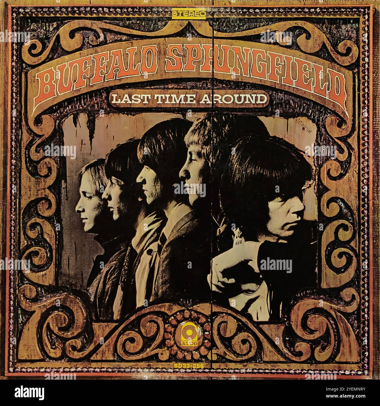 Buffalo Springfield Last Time Around - Original Vinyl Cover Stock Photo ...