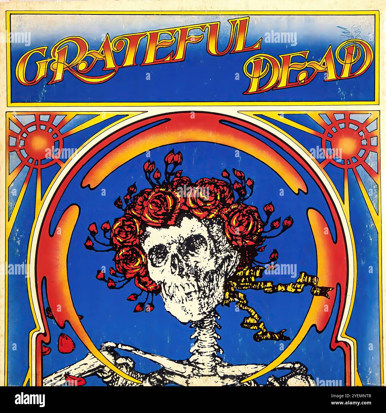 Skull and roses and grateful dead hi-res stock photography and images ...