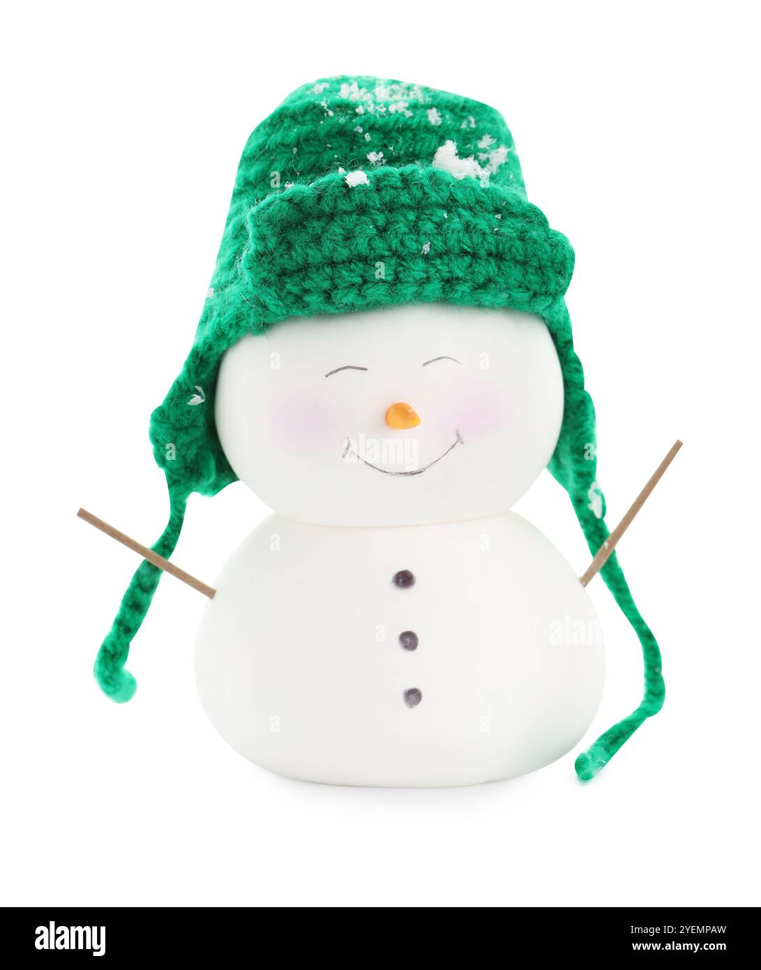 Happy snowman hat in Cut Out Stock Images & Pictures - Alamy