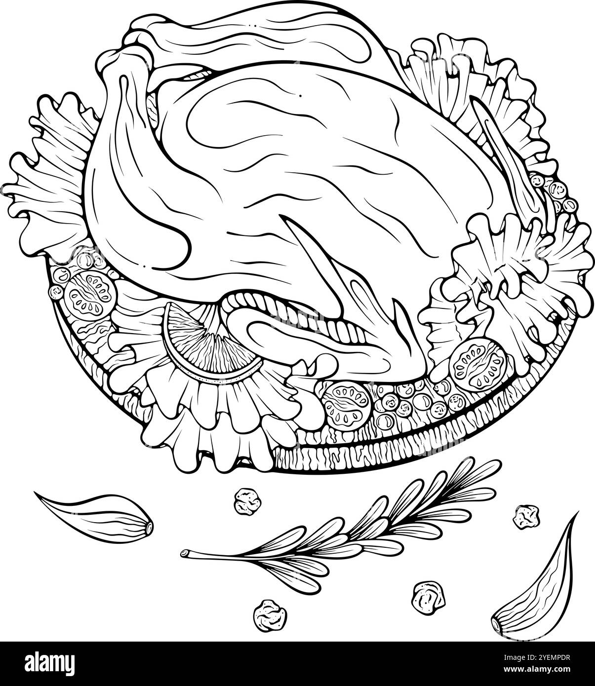 Fried chicken black hand Cut Out Stock Images & Pictures - Alamy