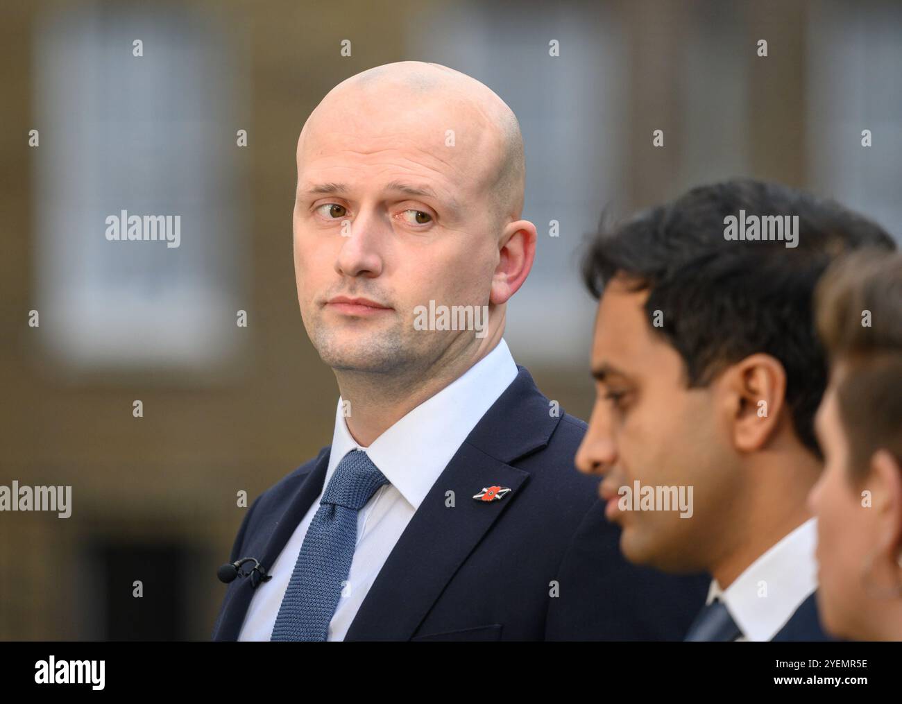 Stephen Flynn MP (SNP leader in Westminster) on College Green ...