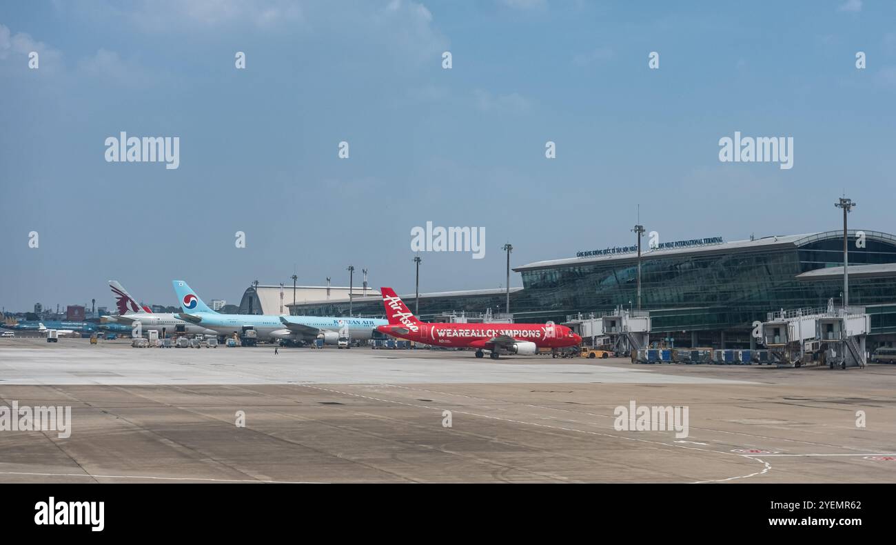 View at Tan Son Nhat International Airport in Ho Chi Minh City, Vietnam ...
